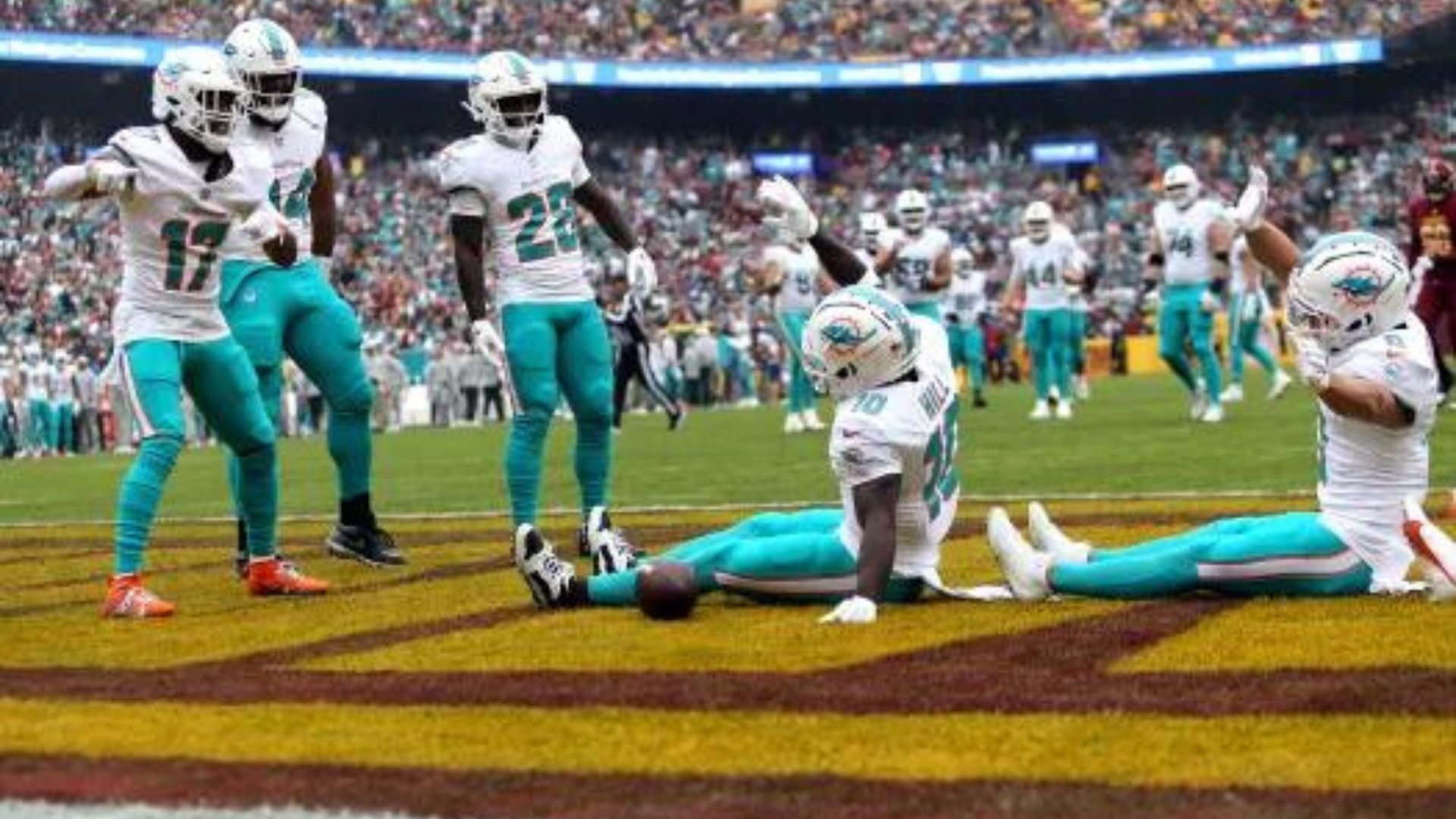 Commanders Dogwalked by Miami