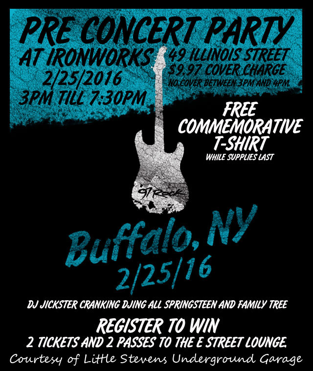 Springsteen Pre Concert Party | WGRF-FM